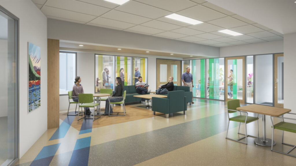 The centre & build – New adult mental health and addictions facility